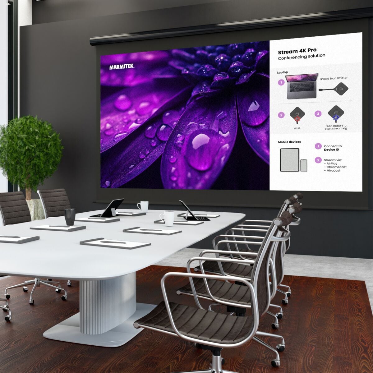 Wireless 4K HDMI presentation system | Vogel's