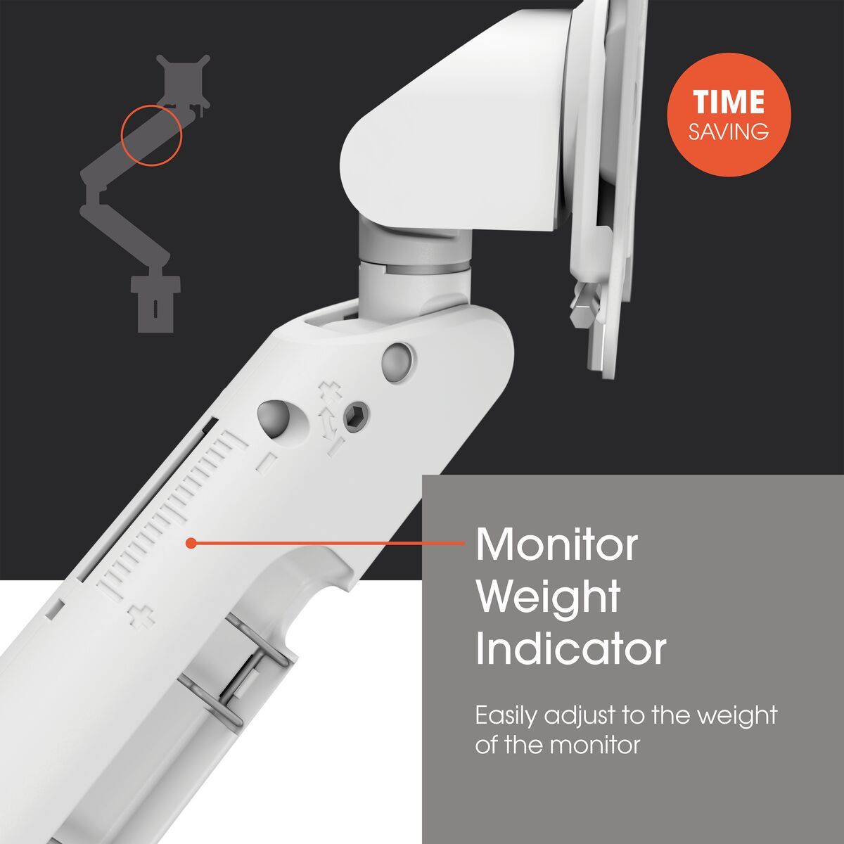 MOMO 4136W Monitorarm Motion Plus | Vogel's