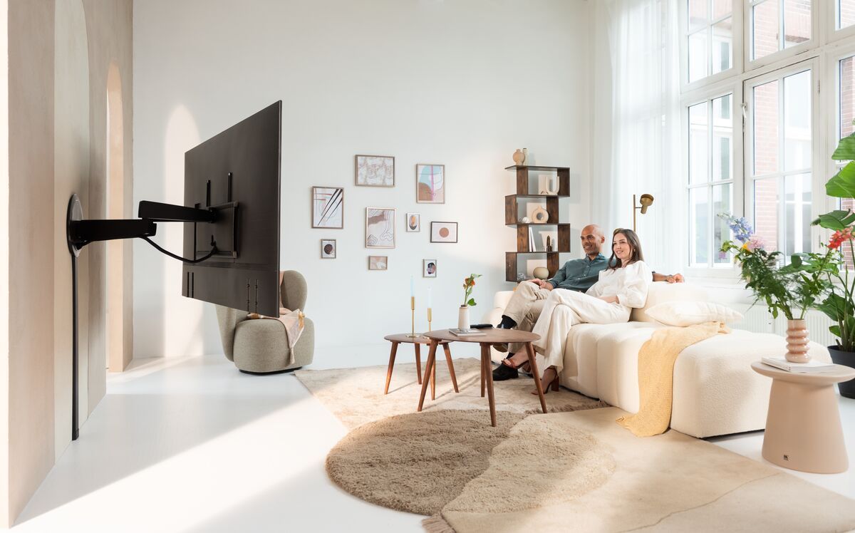 TVA 7000 Cache fil TV (blanc) | Vogel's